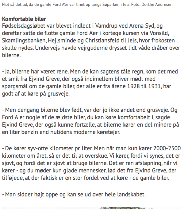 Vamdrup Ford A Klub fyldte 60 år i 2018 – Knud Gaarn-Larsen